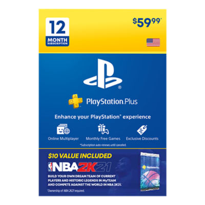 PlayStation® Plus Membership - 12 Months Subscription